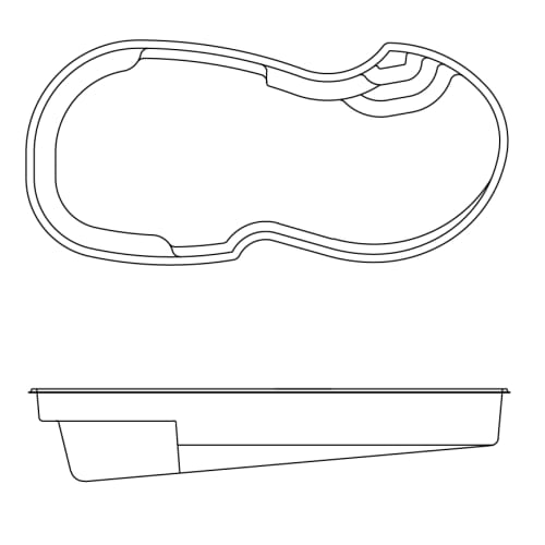 Elegant Aria Fiberglass Pool for Your Backyard Oasis - Halton Pool Guys Inc