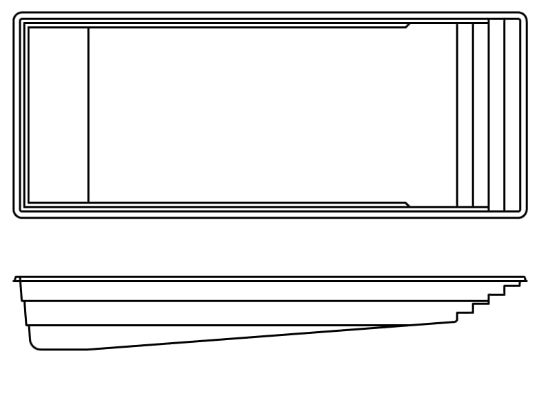 Discover the Elegant Ascent Fiberglass Pool - Halton Pool Guys Inc