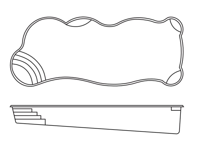 Explore The Durable Encore Fiberglass Pool Today - Halton Pool Guys Inc