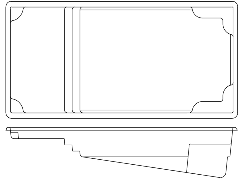 Luxurious Hampton Fiberglass Pool for Your Backyard - Halton Pool Guys Inc