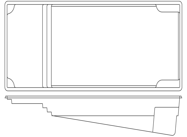 Luxurious Hampton Fiberglass Pool for Your Backyard - Halton Pool Guys Inc