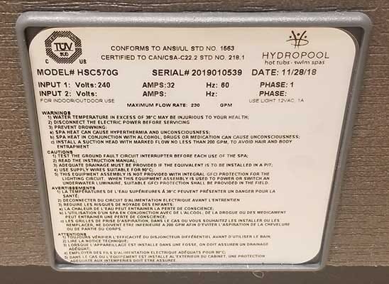 ENREGISTREMENT DE LA GARANTIE | SwimLife Swim Spas